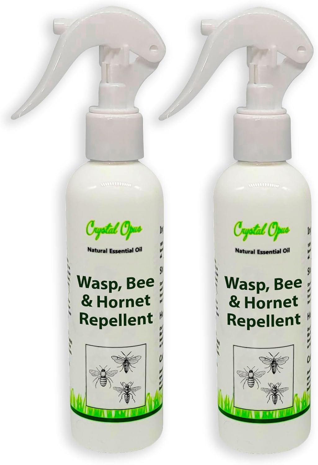 2 Pack Natural Wasp & Bee Spray - Crystal Opus