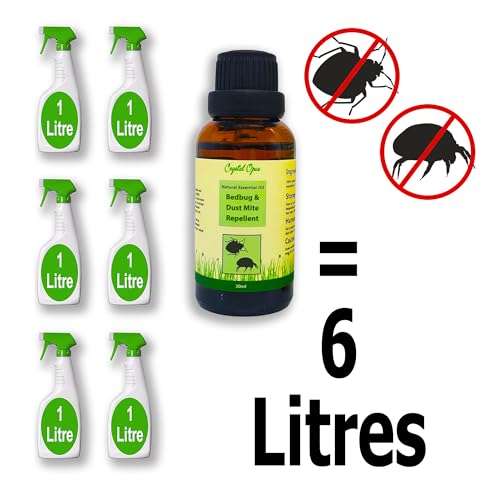 Natural Bed Bug & Dust Mite Spray - Crystal Opus